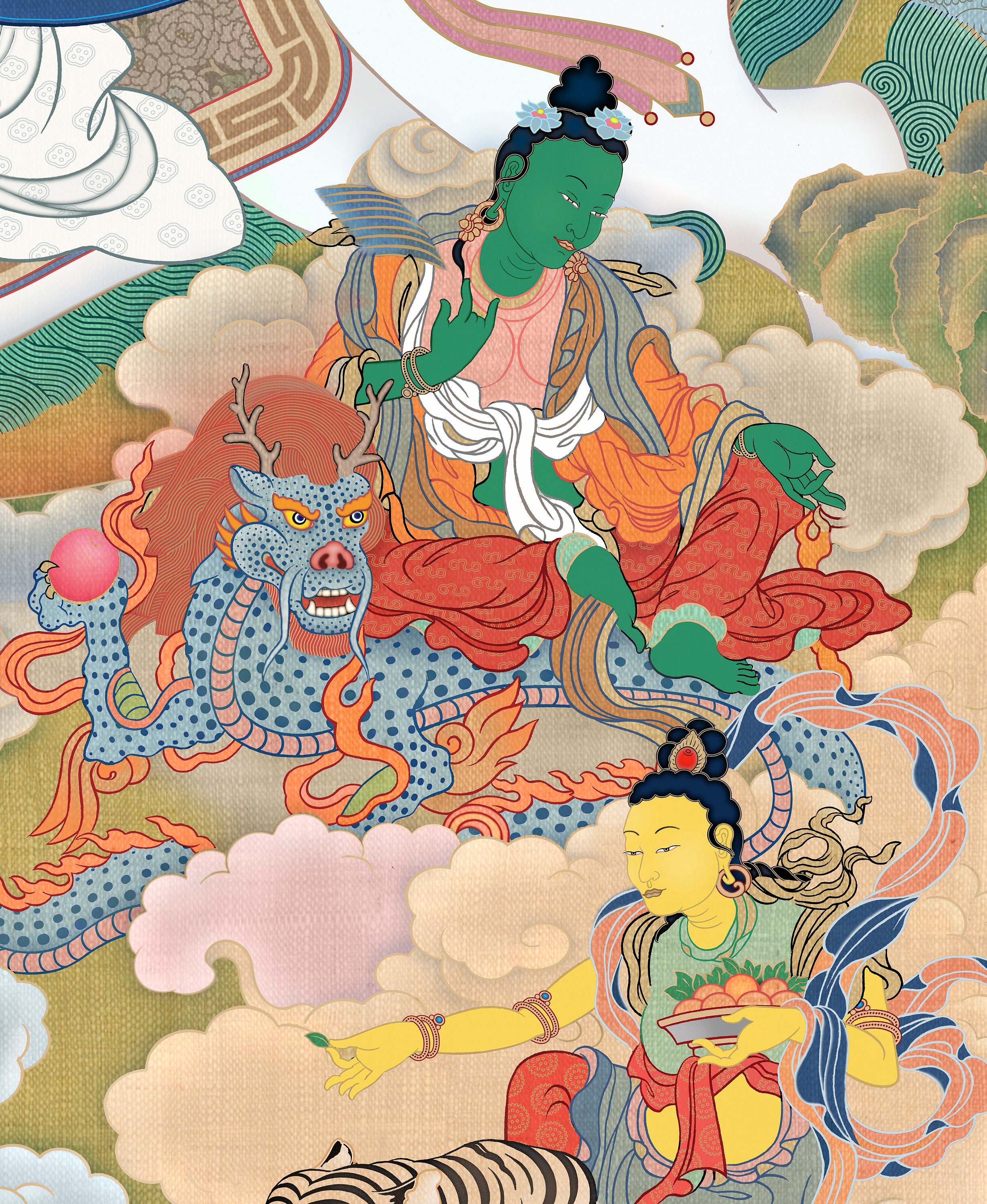 The Five Tseringmas - Etsy