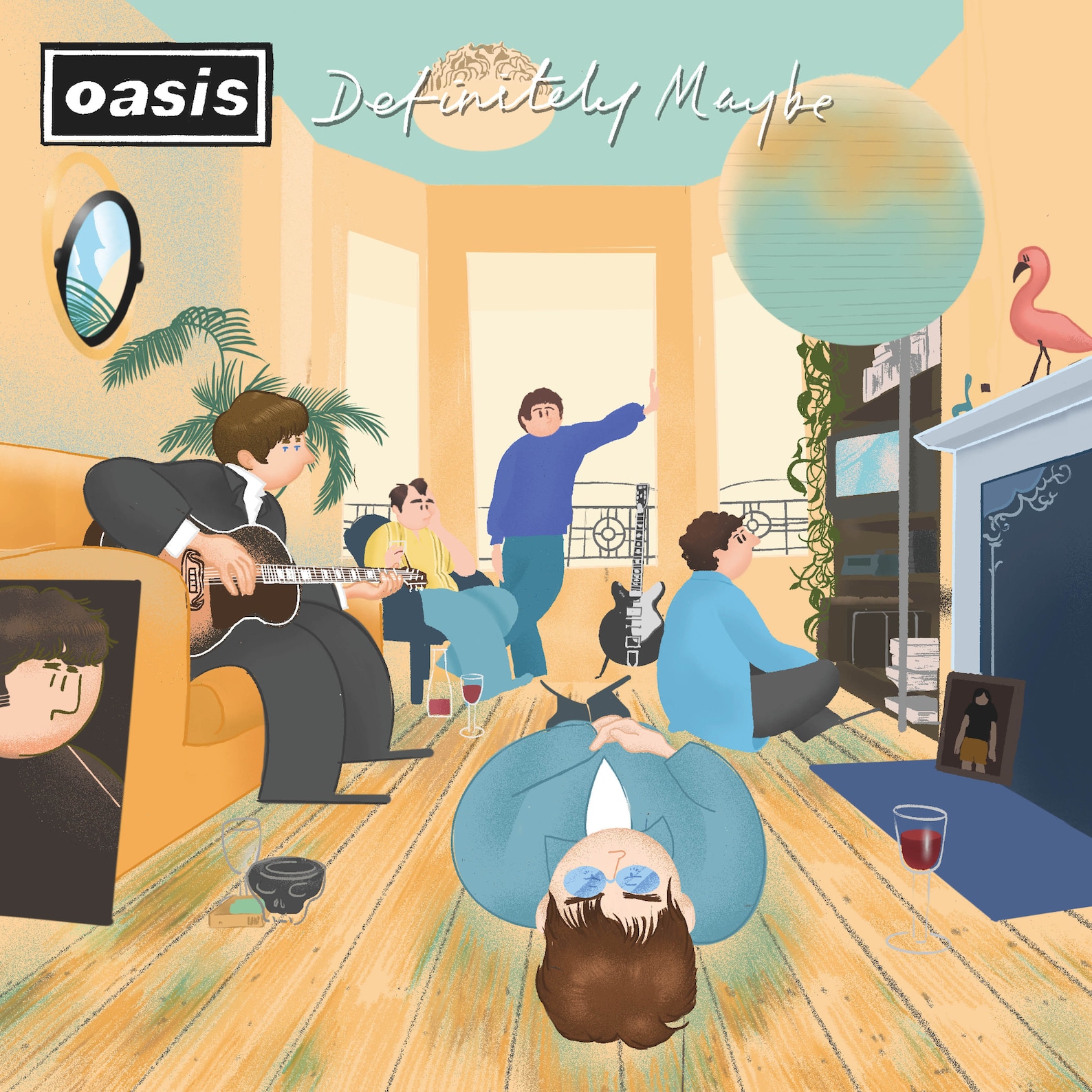 PRINTABLE Oasis Poster / Definitely Maybe / Rock Band / 90's / Wall Art ...