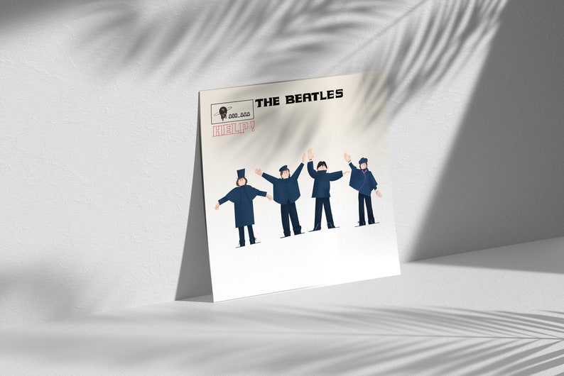 PRINTABLE Beatles Poster / Help! / Wall Art / Rock Band Legend / Home ...