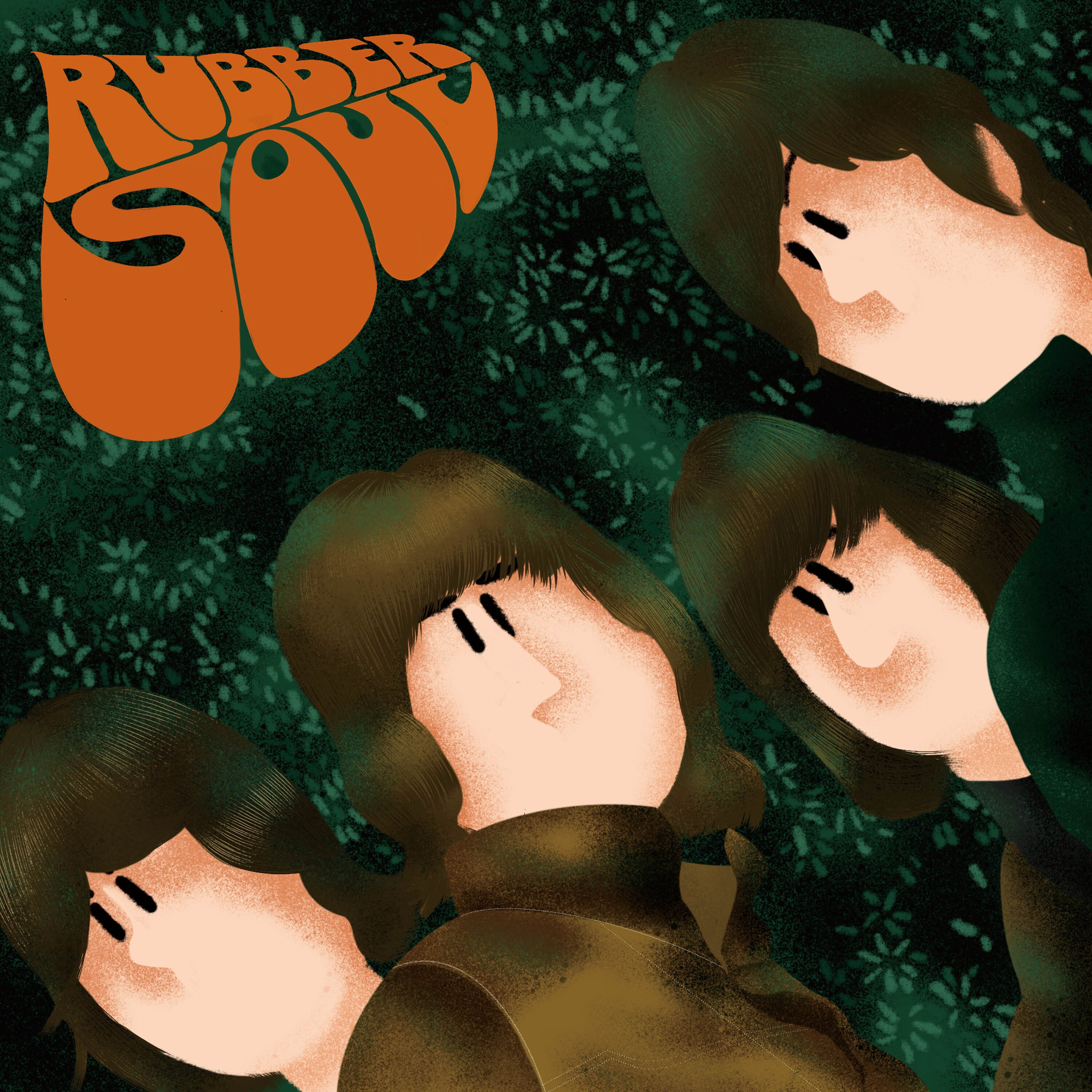 PRINTABLE Beatles Poster / Rubber Soul / Rock Band Legend / Home Decor ...