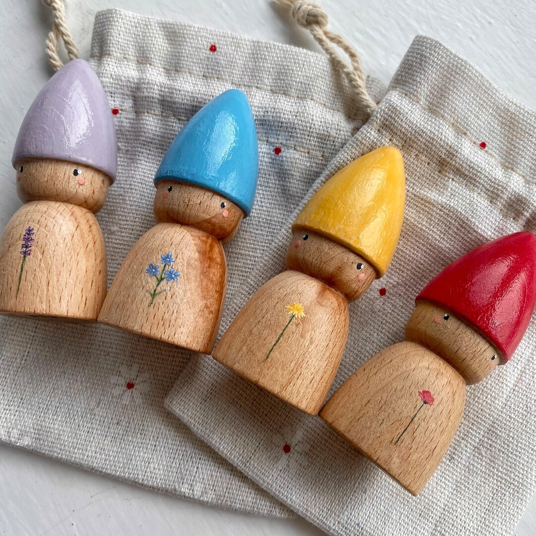 Wildflower Worry Gnome - Etsy UK