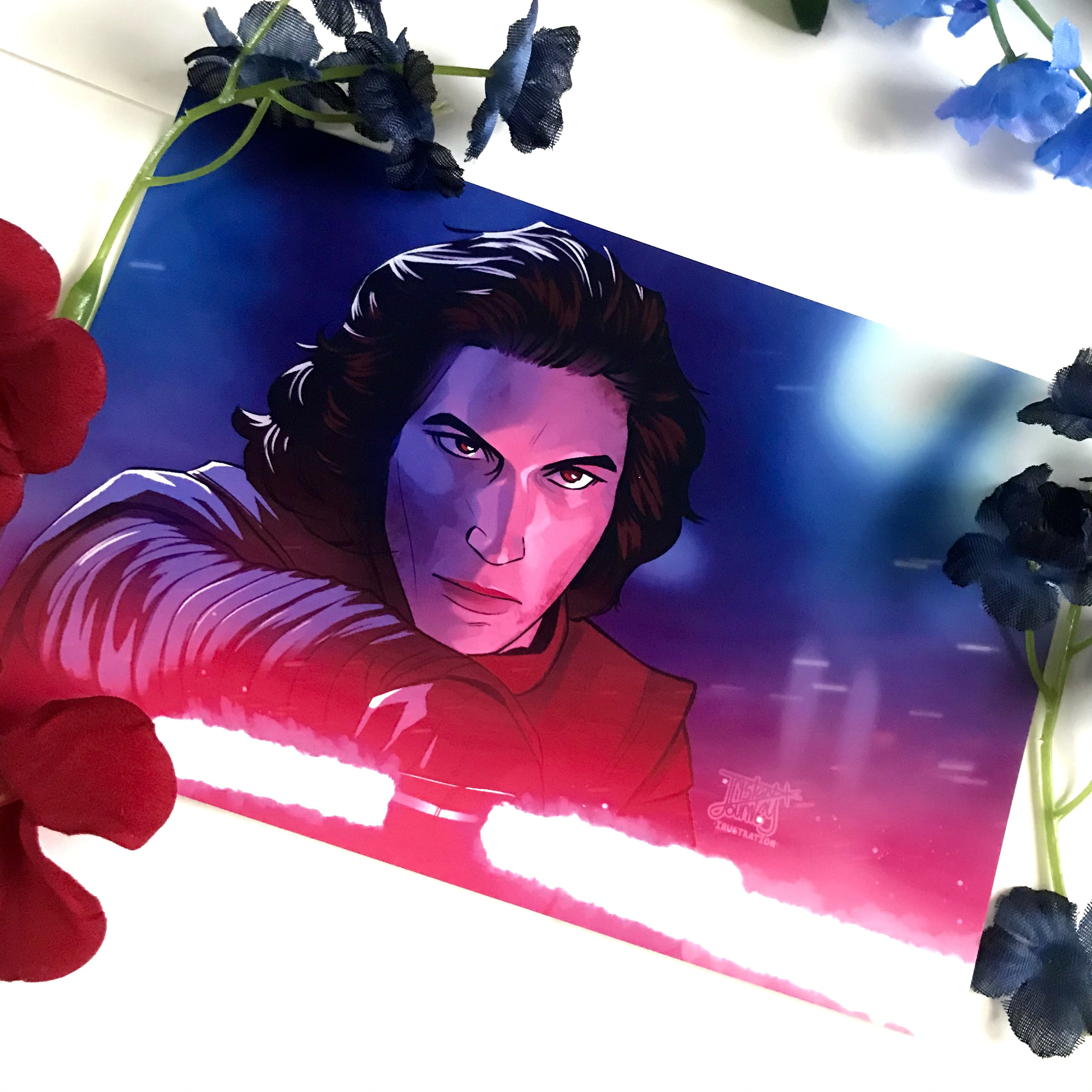 Kyle Ren Art Print | Etsy