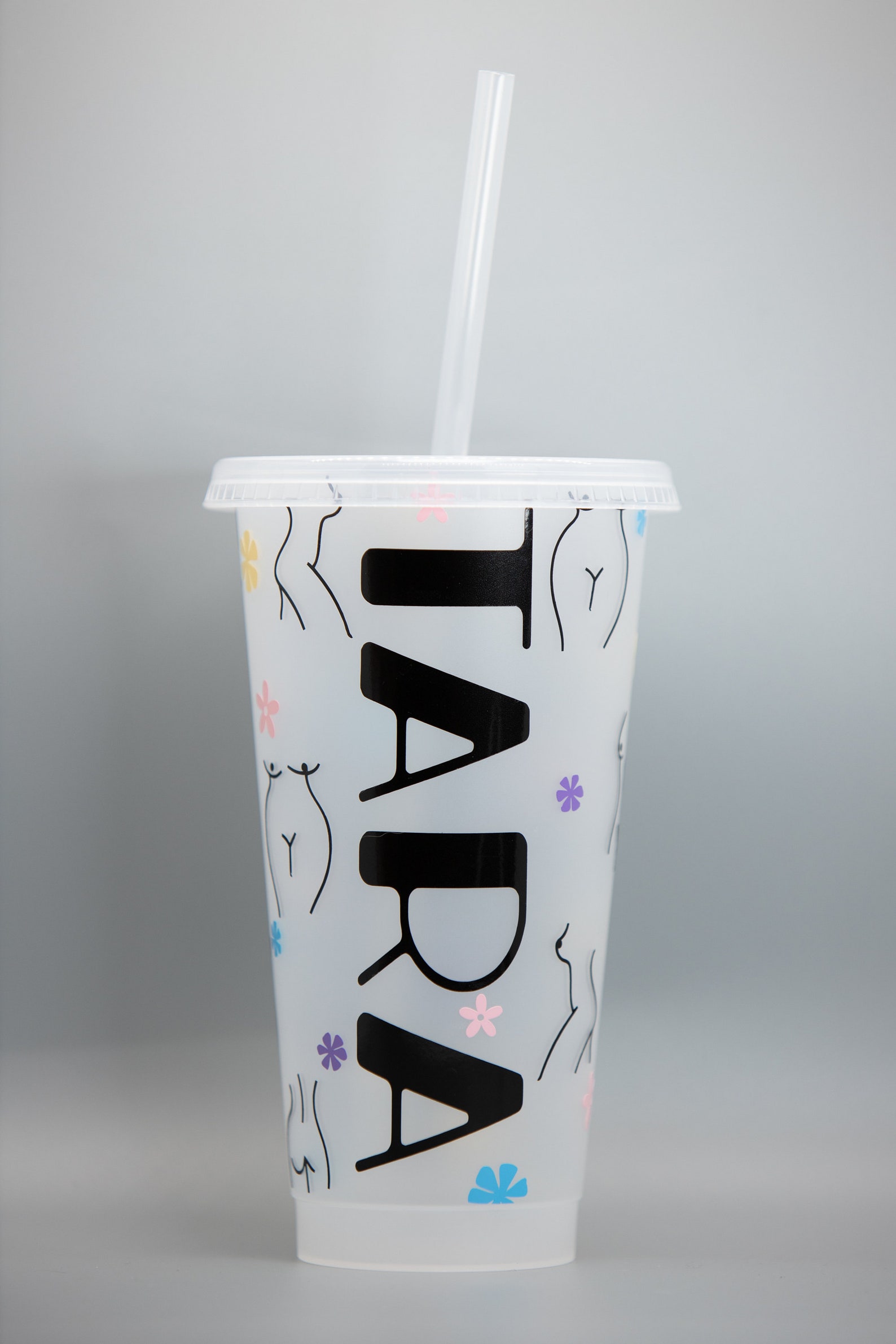 Body Custom Body 24oz Cold Cup Female Cup Floral Cup - Etsy