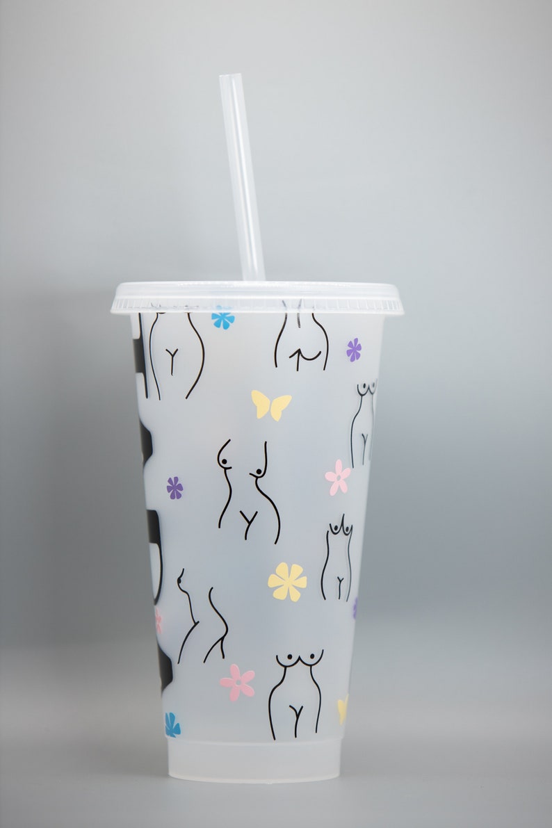 Body Custom Body 24oz Cold Cup Female Cup Floral Cup - Etsy
