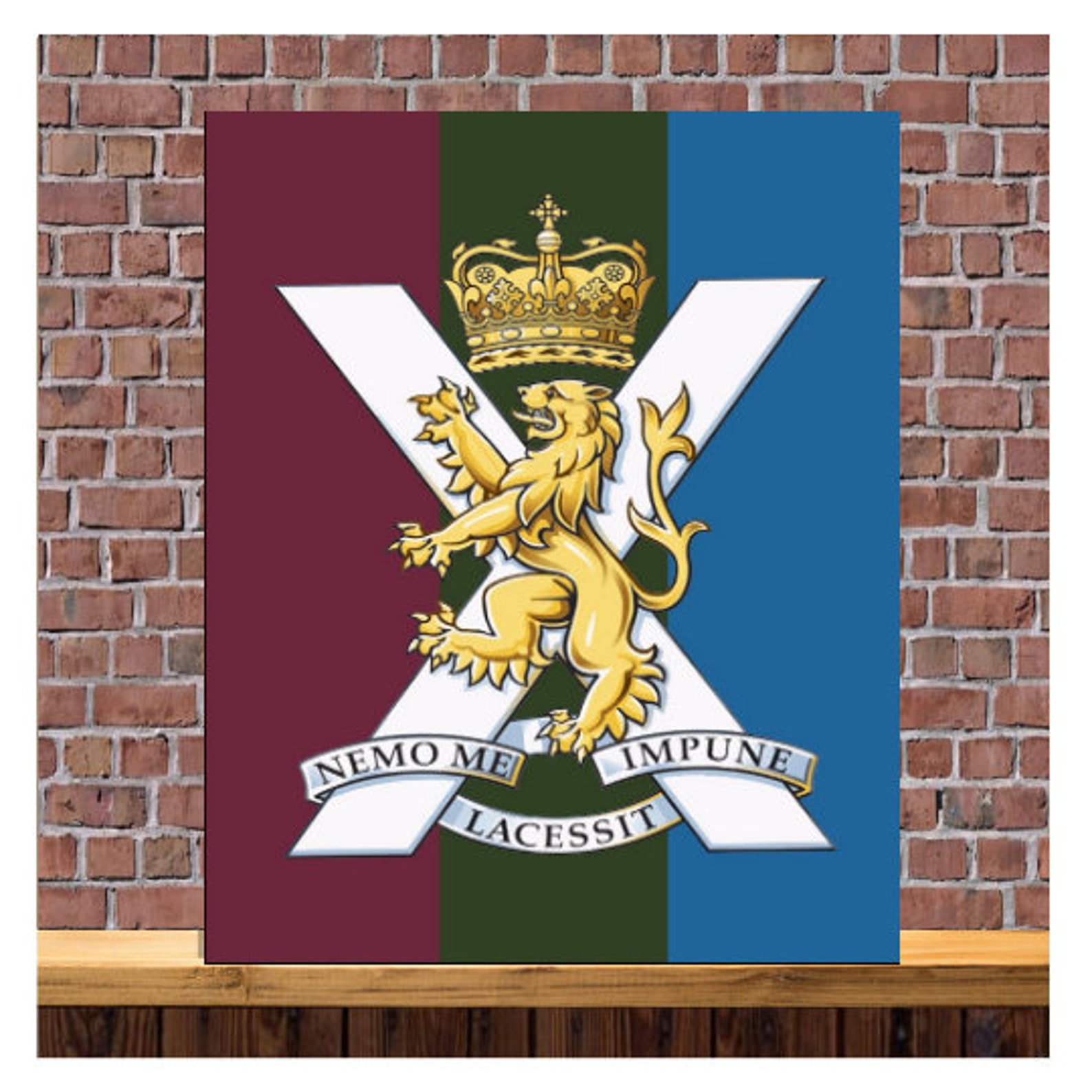 ROYAL REGIMENT of SCOTLAND Cap Badge Metal sign Military | Etsy