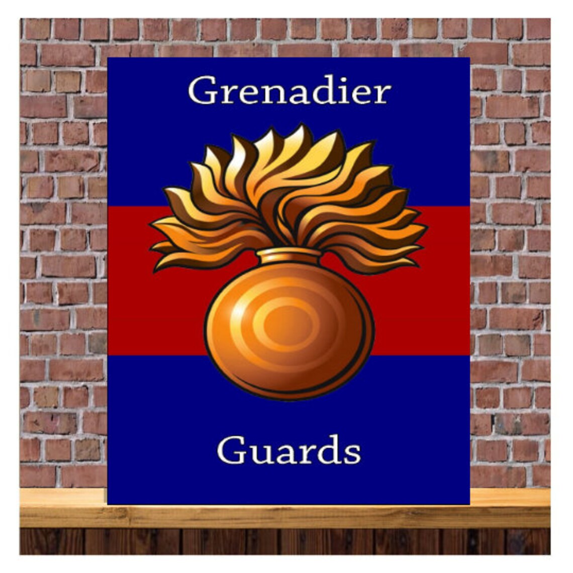 GRENADIER GUARDS Cap Badge Metal Sign Military | Etsy