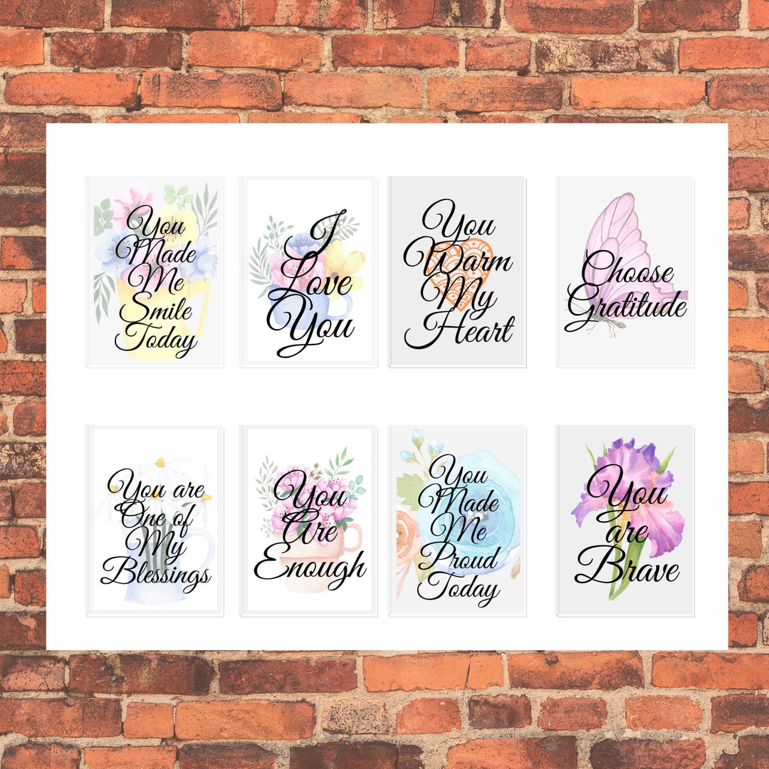 Gratitude Pass Along Cards for Lunch Boxes, Backpacks and Suitcases - Etsy