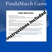 Panda Memory Match Game | Print at Home | Gift for Girl | Party Game - Etsy