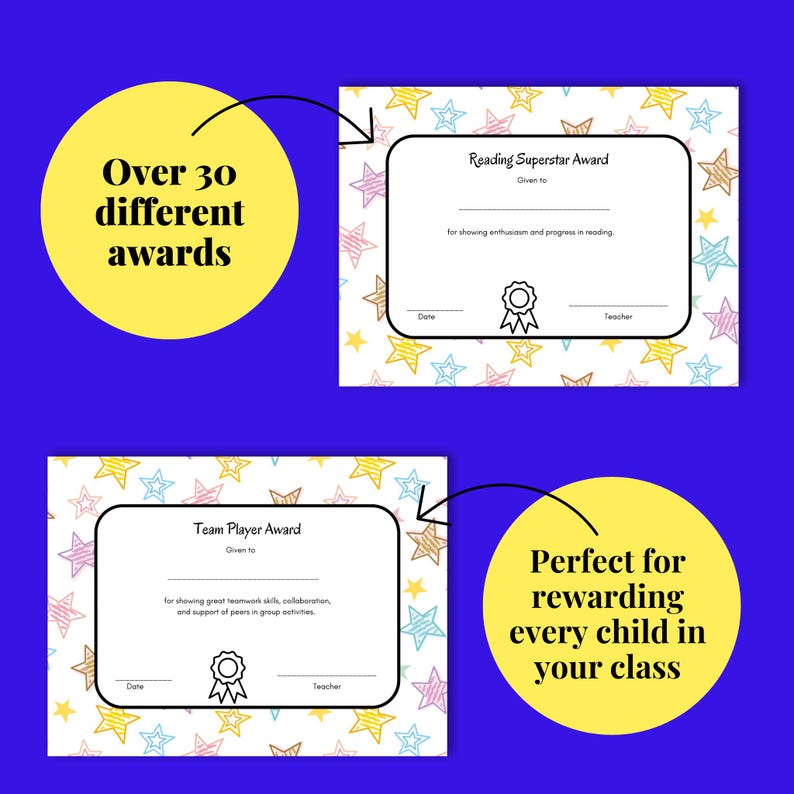 End of Year Student Award Certificates | Printable Classroom ...