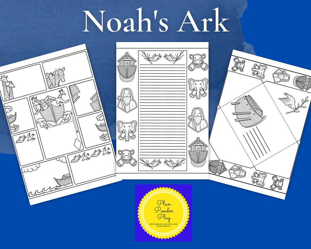 Noah's Ark Stationery - Etsy