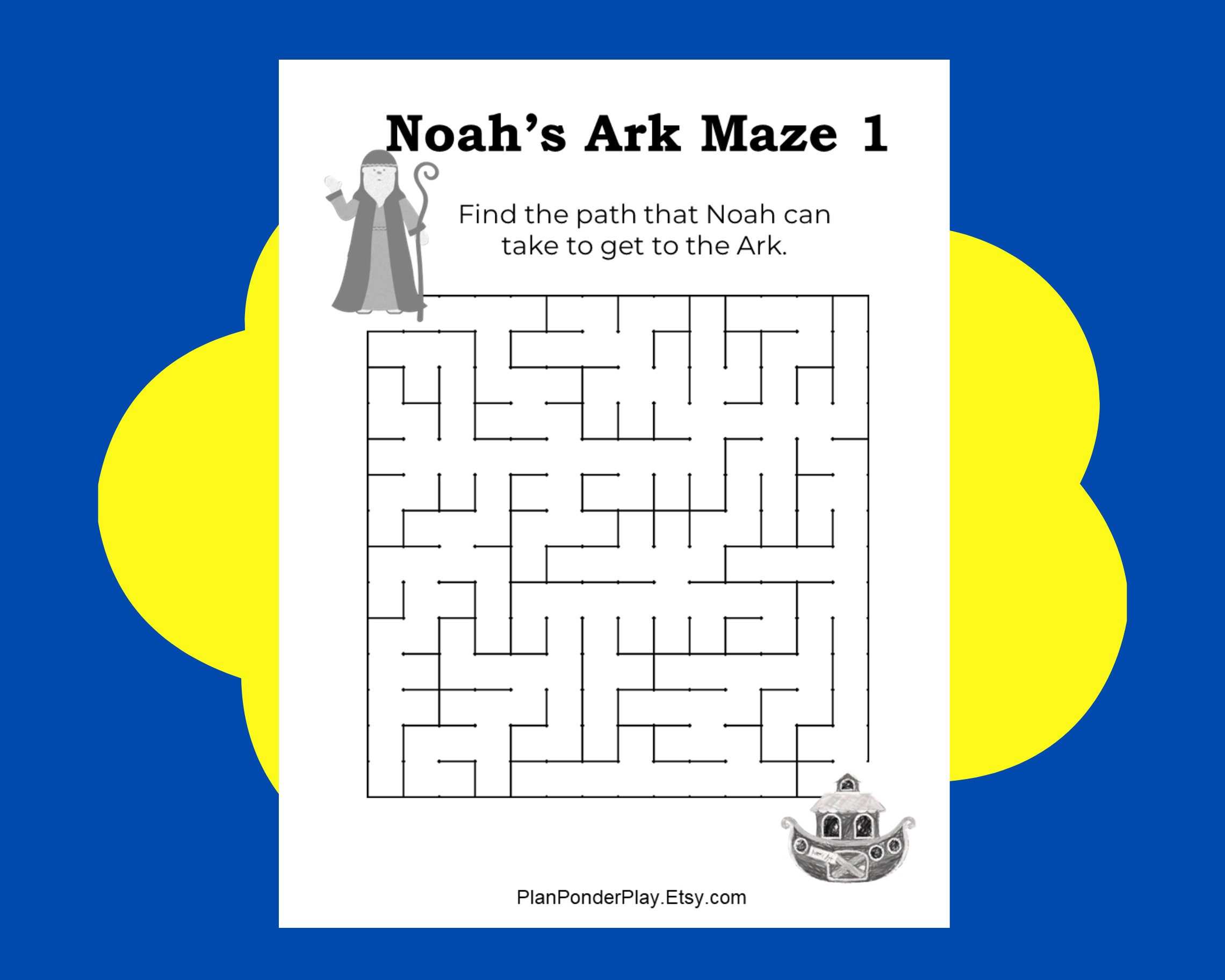 Noah's Ark Mazes - Etsy