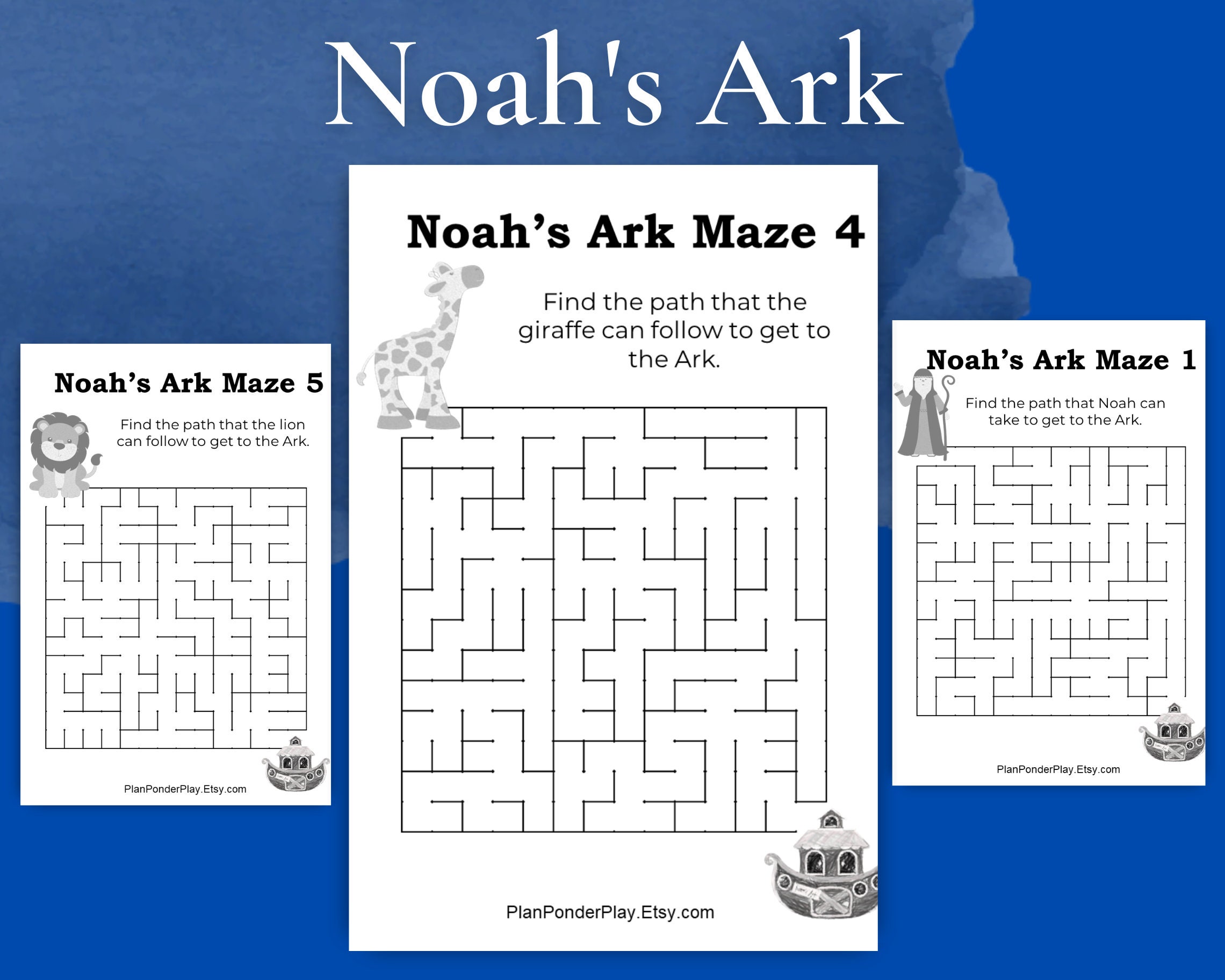 Noah's Ark Mazes - Etsy