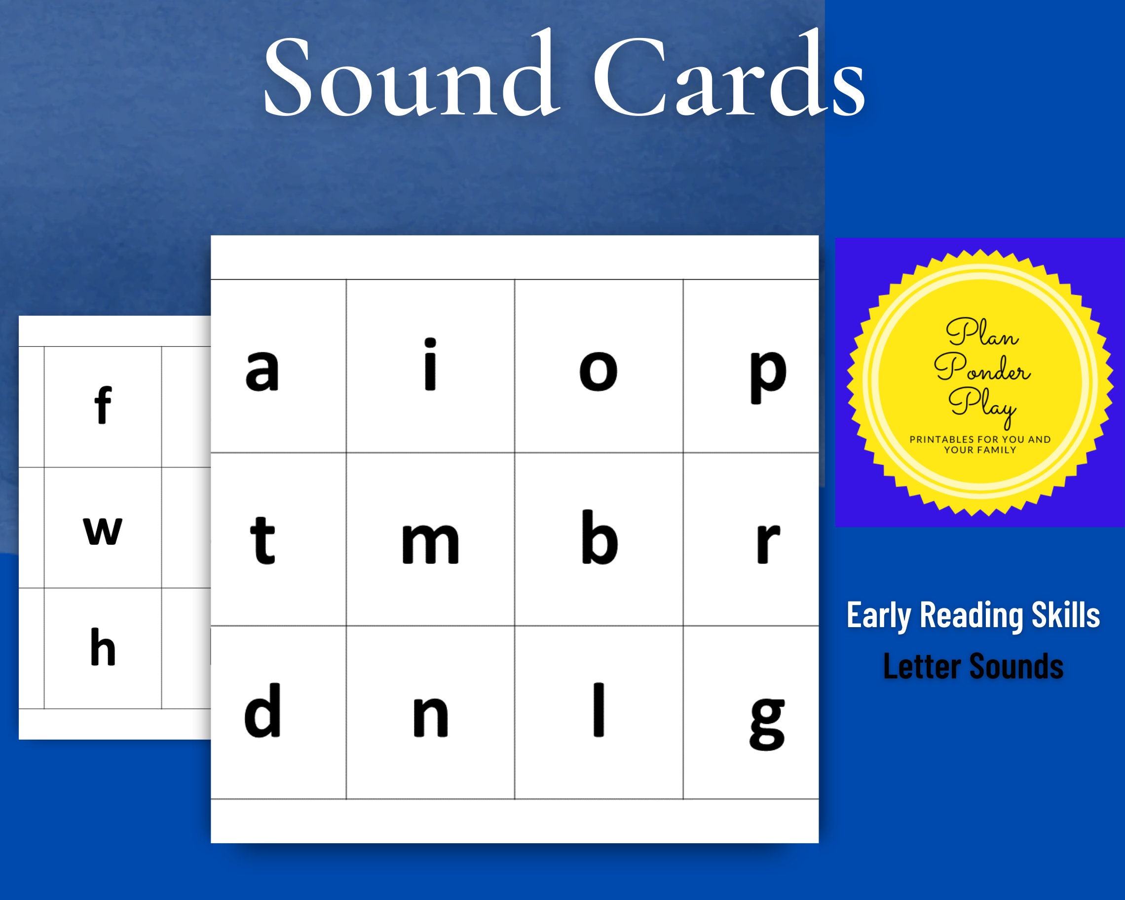 Sound Cards / Letter Cards | Early Childhood Education | Reading ...