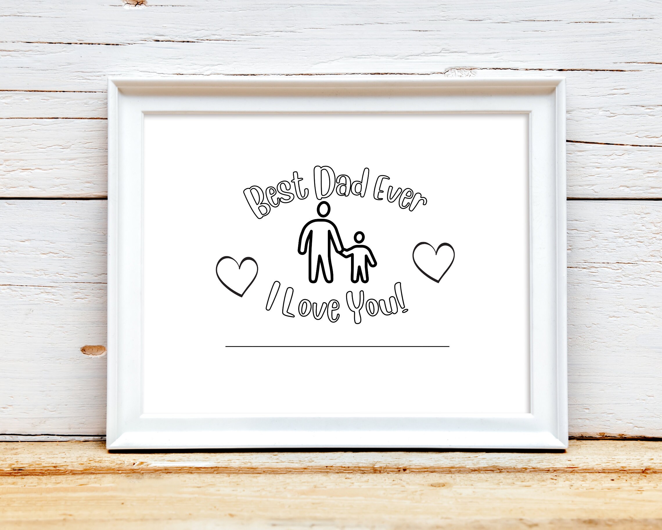 Best Dad Ever Certificate | Printable Father's Day Gift (PDF) - Etsy