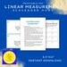 Linear Measurement Scavenger Hunt - Classroom or Homeschool Activity to ...
