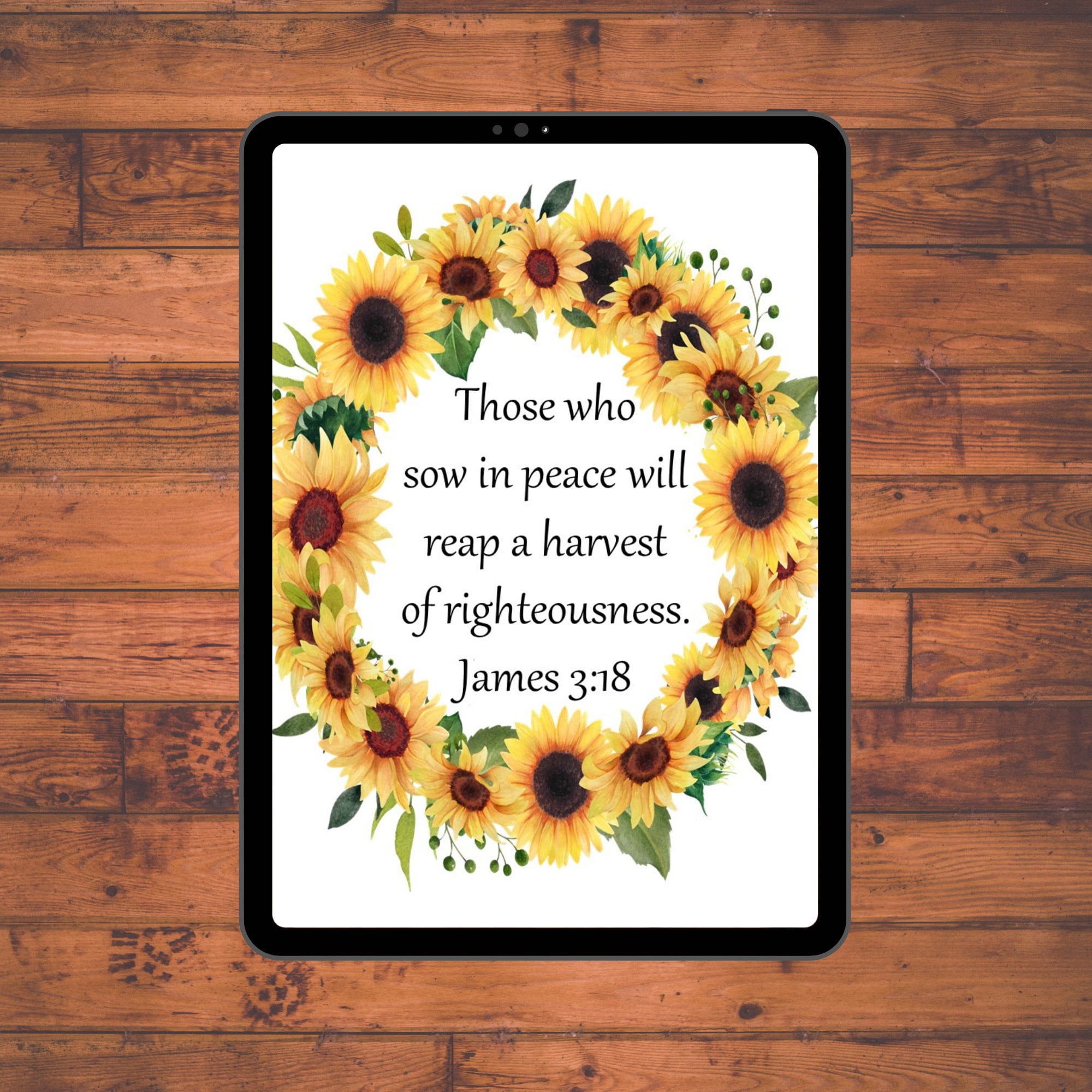 James 3:18 Wall Art / Printable Home Decor / Suitable for Framing ...