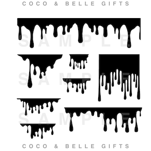 Dripping SVG File, Blood, Snow Drip, Melting, Goo, Liquid Instant ...