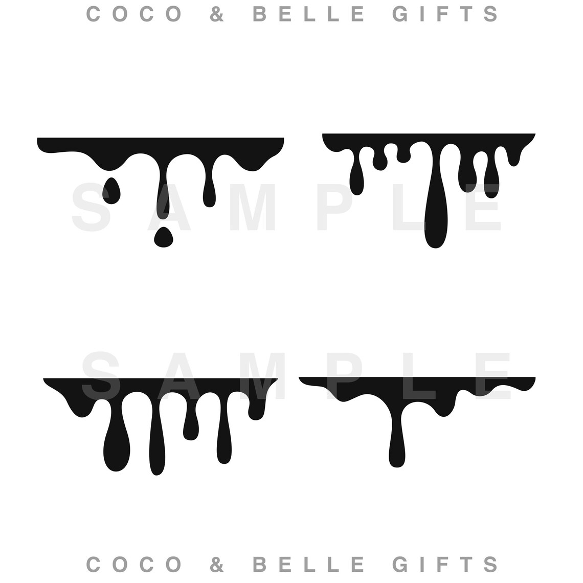 Dripping SVG Bundle 2 , Halloween, Blood Drip, Melting Instant Download ...