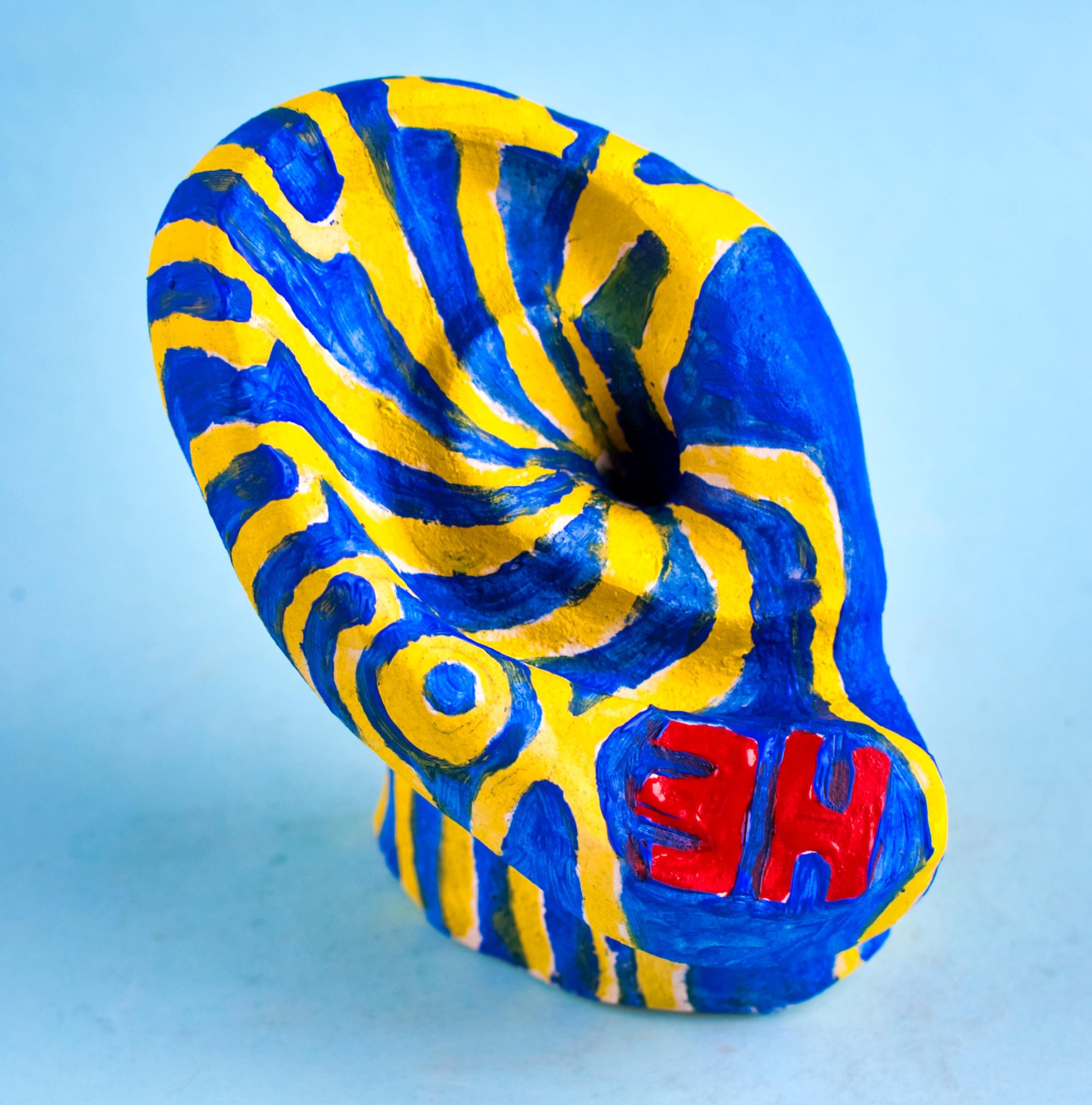 Ceramic Sculpture an Ear,statuette,art Collecting,clay Figures ...