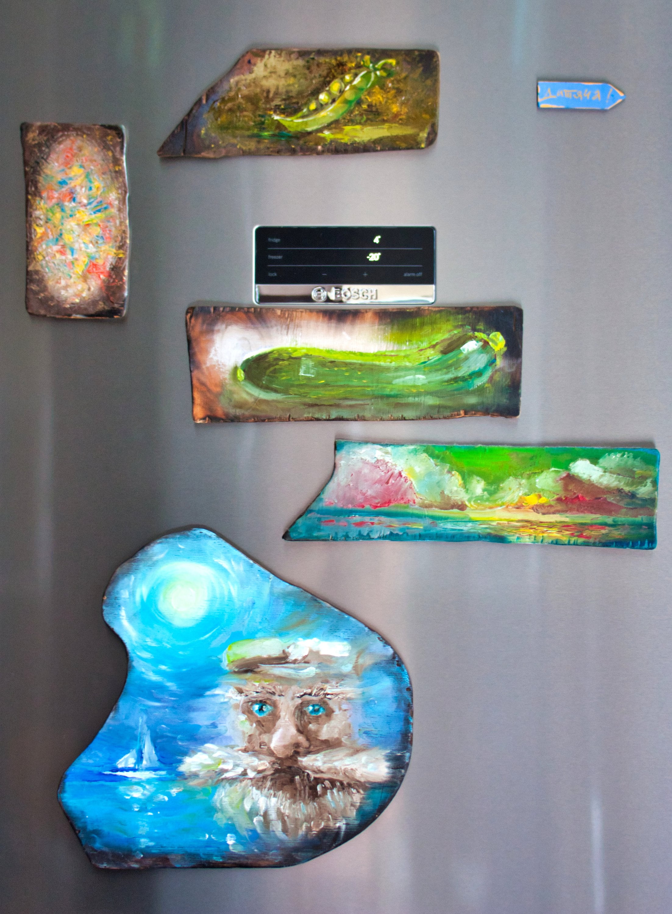 Oil Painting on on Plywood "shellback",art Collecting,expressionism ...