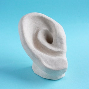 Ceramic Sculpture an Ear,statuette,art Collecting,clay Figures ...