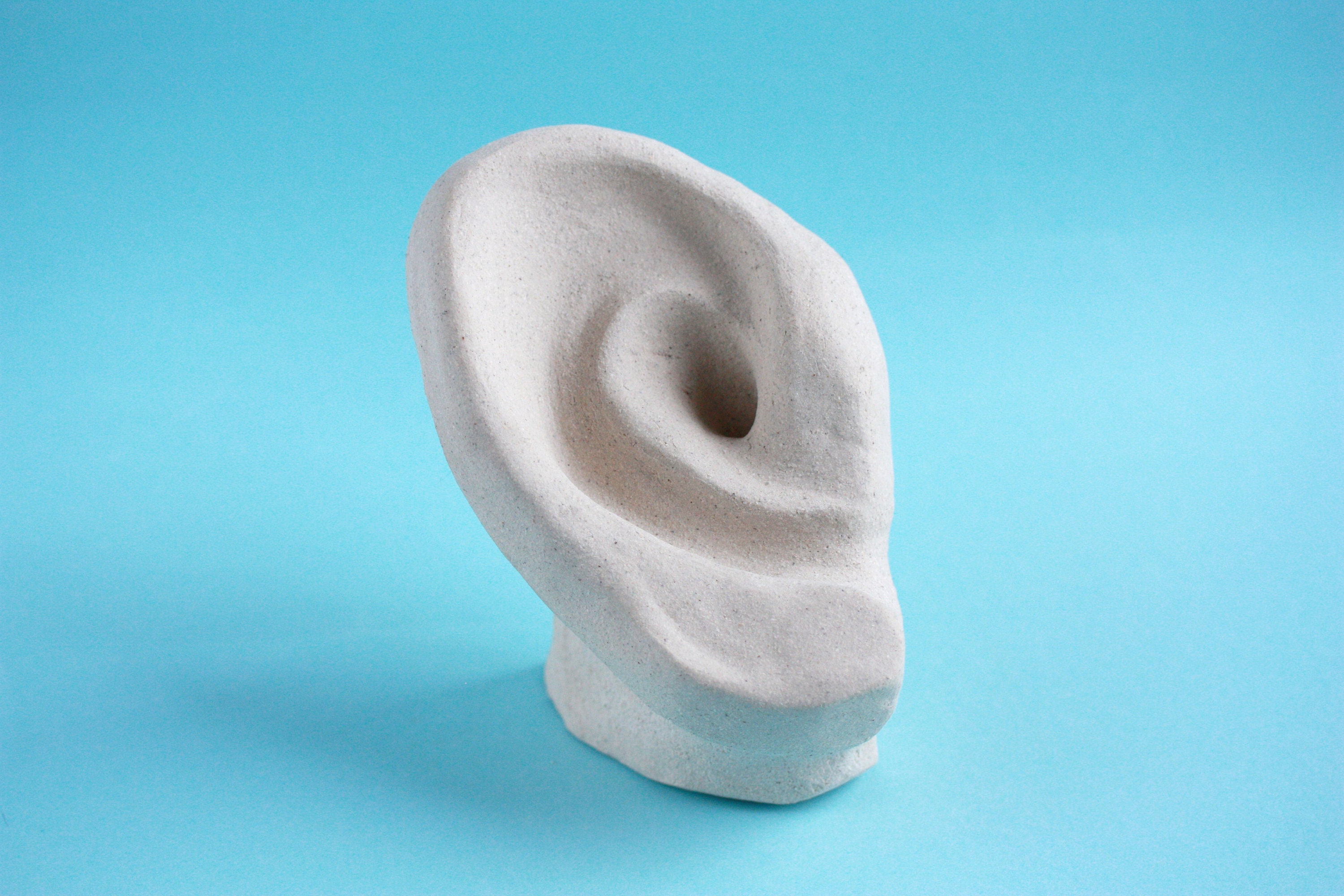 Ceramic Sculpture an Ear,statuette,art Collecting,clay Figures ...