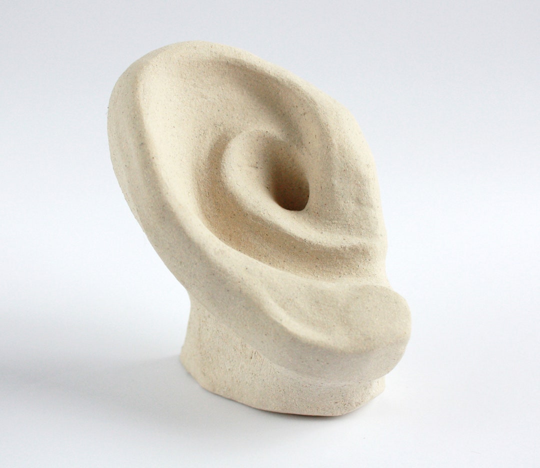 Ceramic Sculpture an Earstatuetteart Collectingclay - Etsy