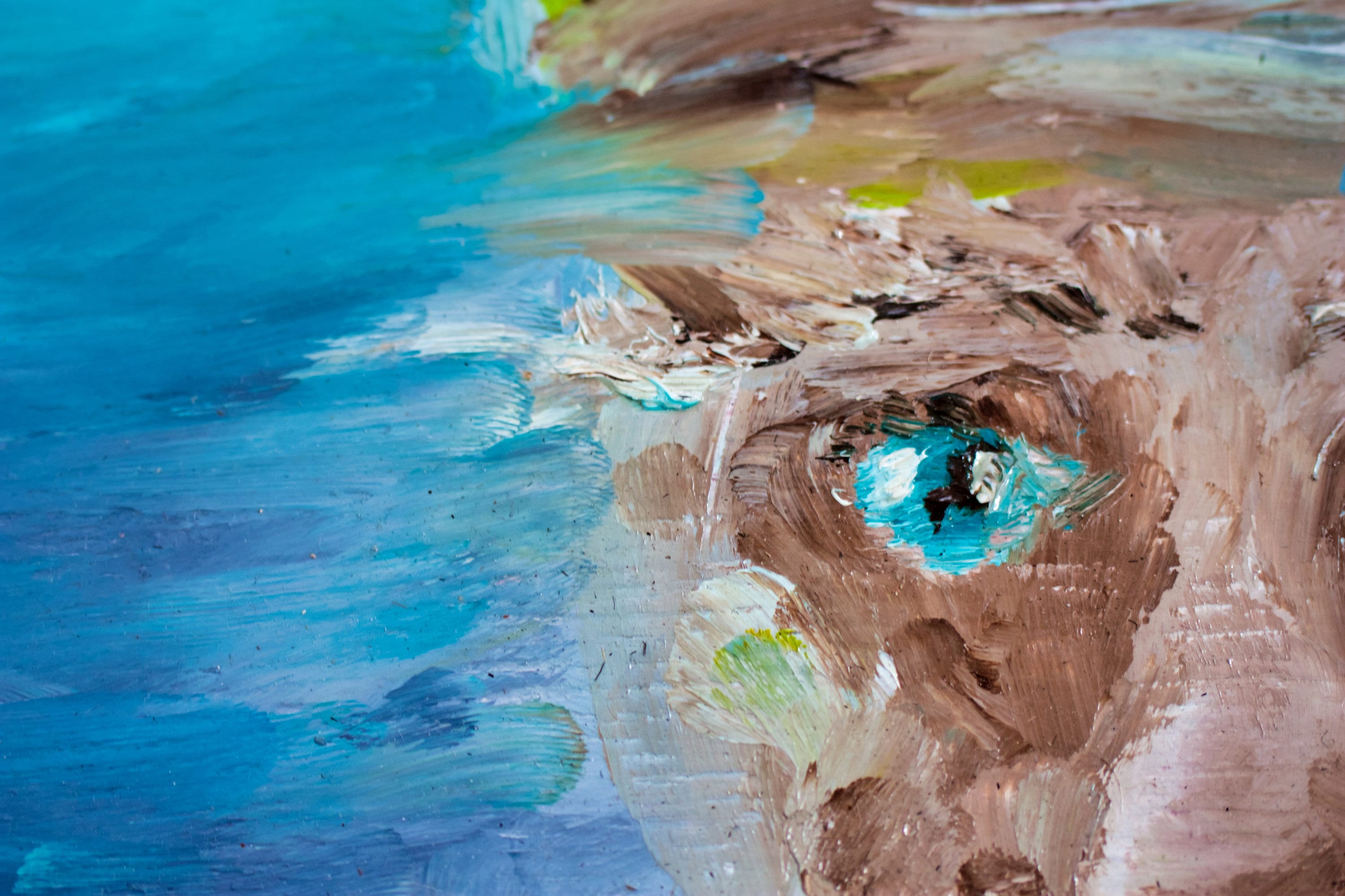 Oil Painting on on Plywood "shellback",art Collecting,expressionism ...