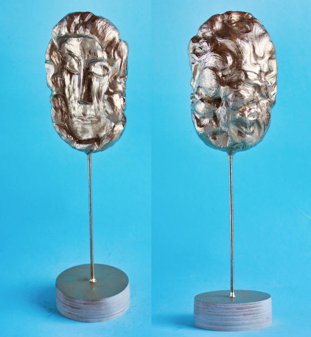 Tabletop Sculpture "star" Series "tarot", Ceramic Sculpture Pilgrim ...