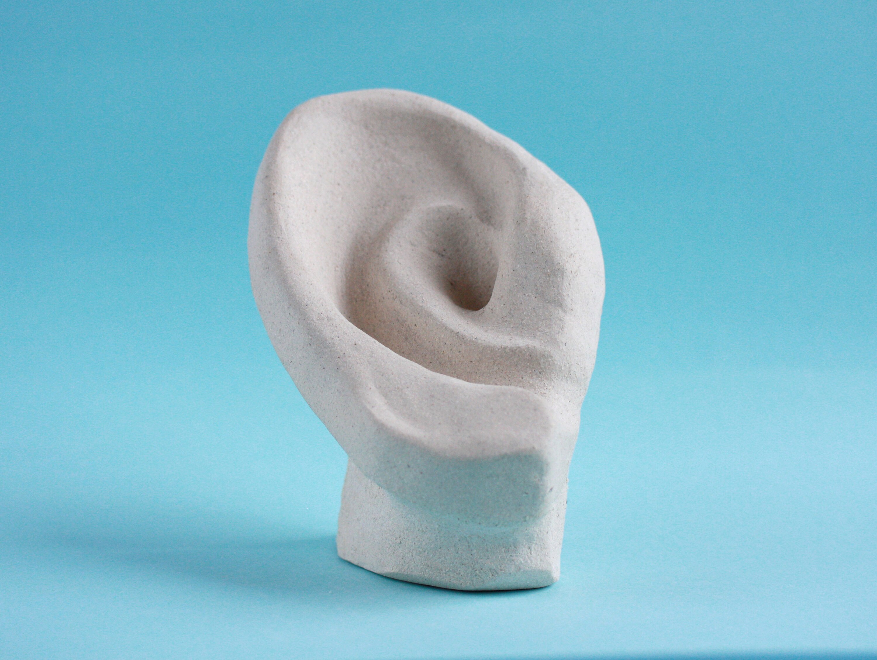 Ceramic Sculpture an Ear,statuette,art Collecting,clay Figures ...