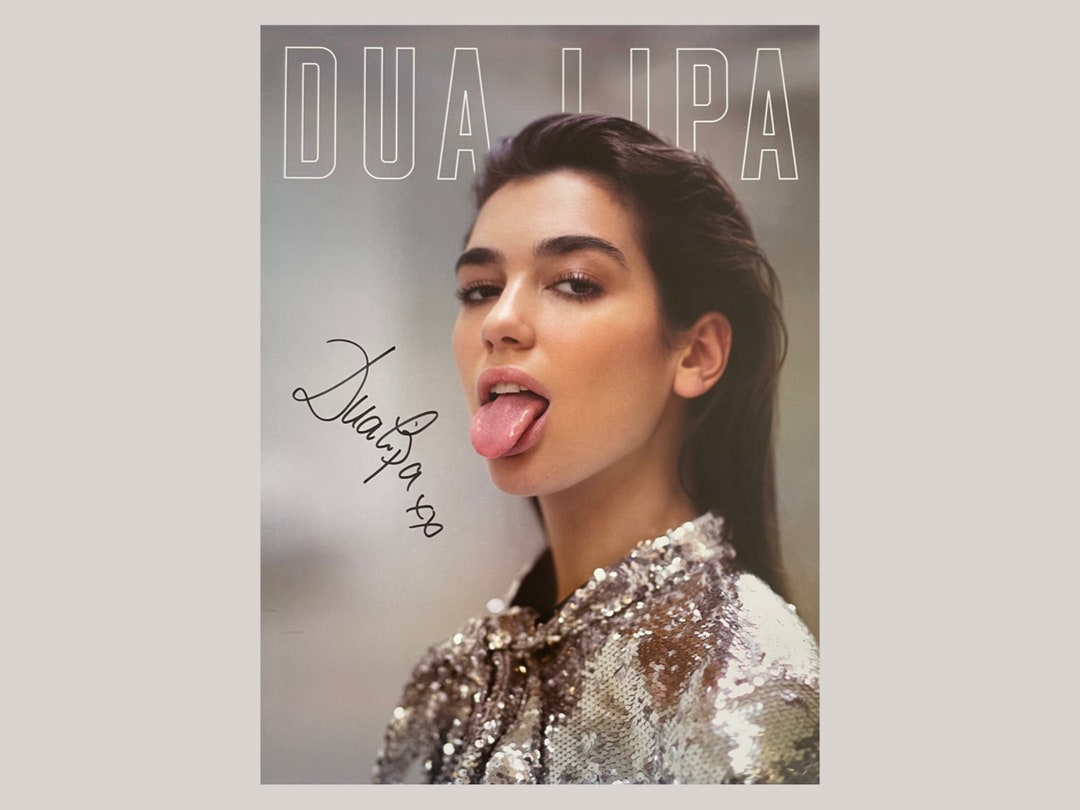 Dua Lipa Autograph Signed Poster 60x45cm - Etsy