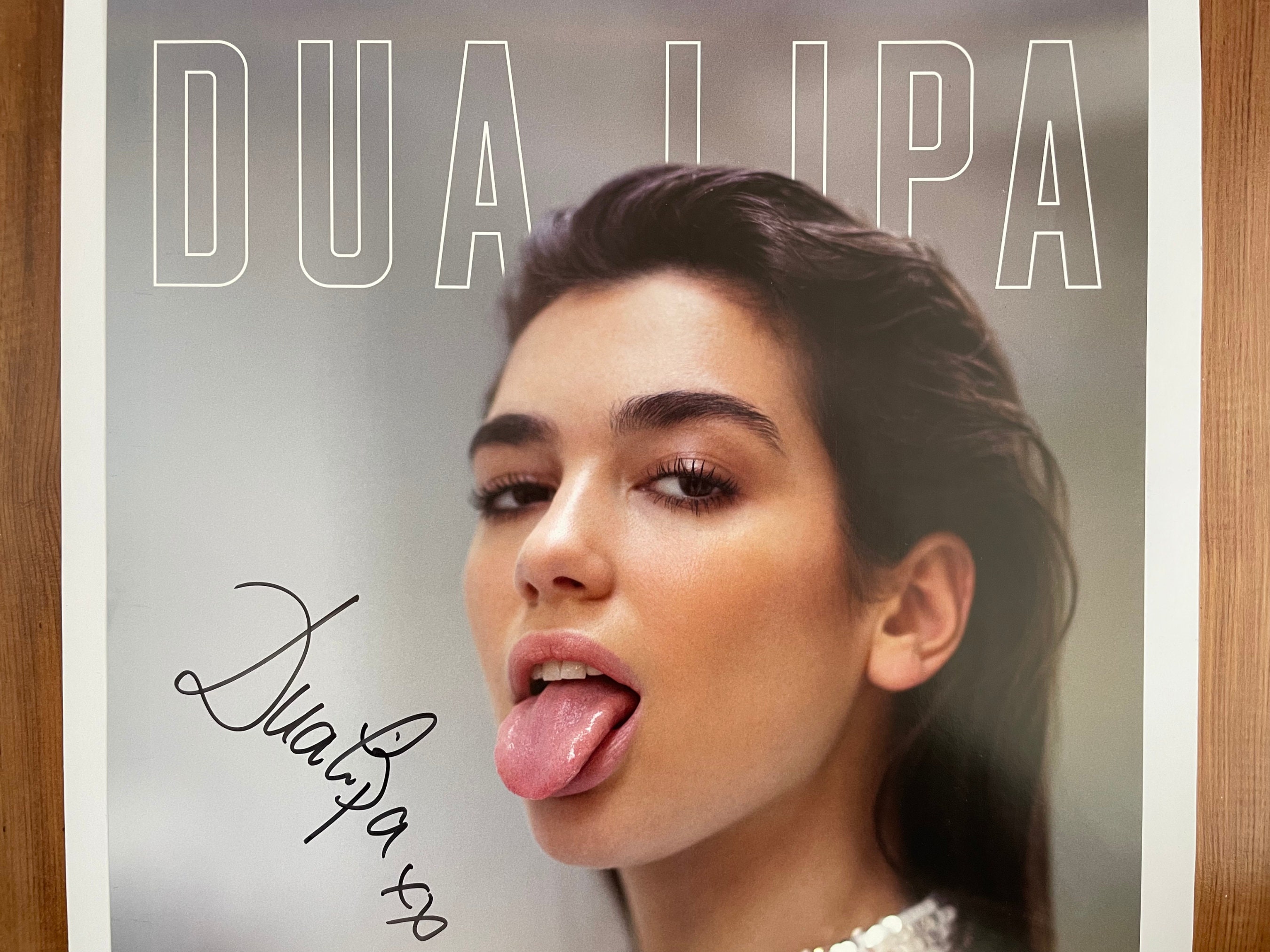 Dua Lipa Autograph Signed Poster 60x45cm - Etsy