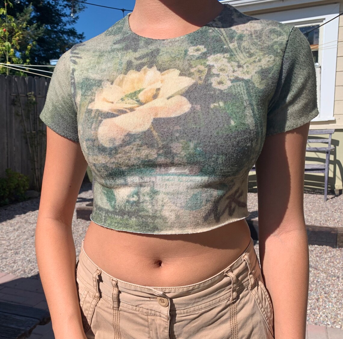 SIZE SMALL Baby Tee Sewing Pattern Pdf/print at Home - Etsy