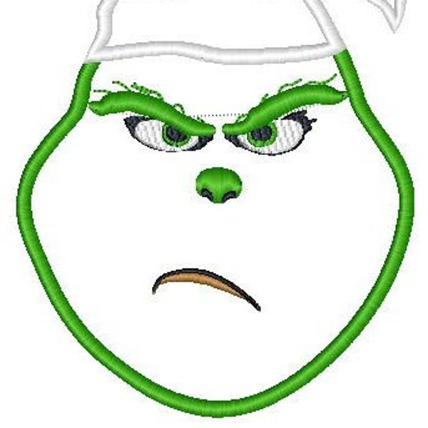 Grinch Applique - Etsy