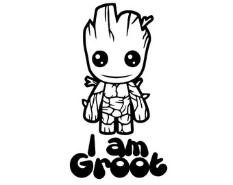 Groot Vector File - Etsy