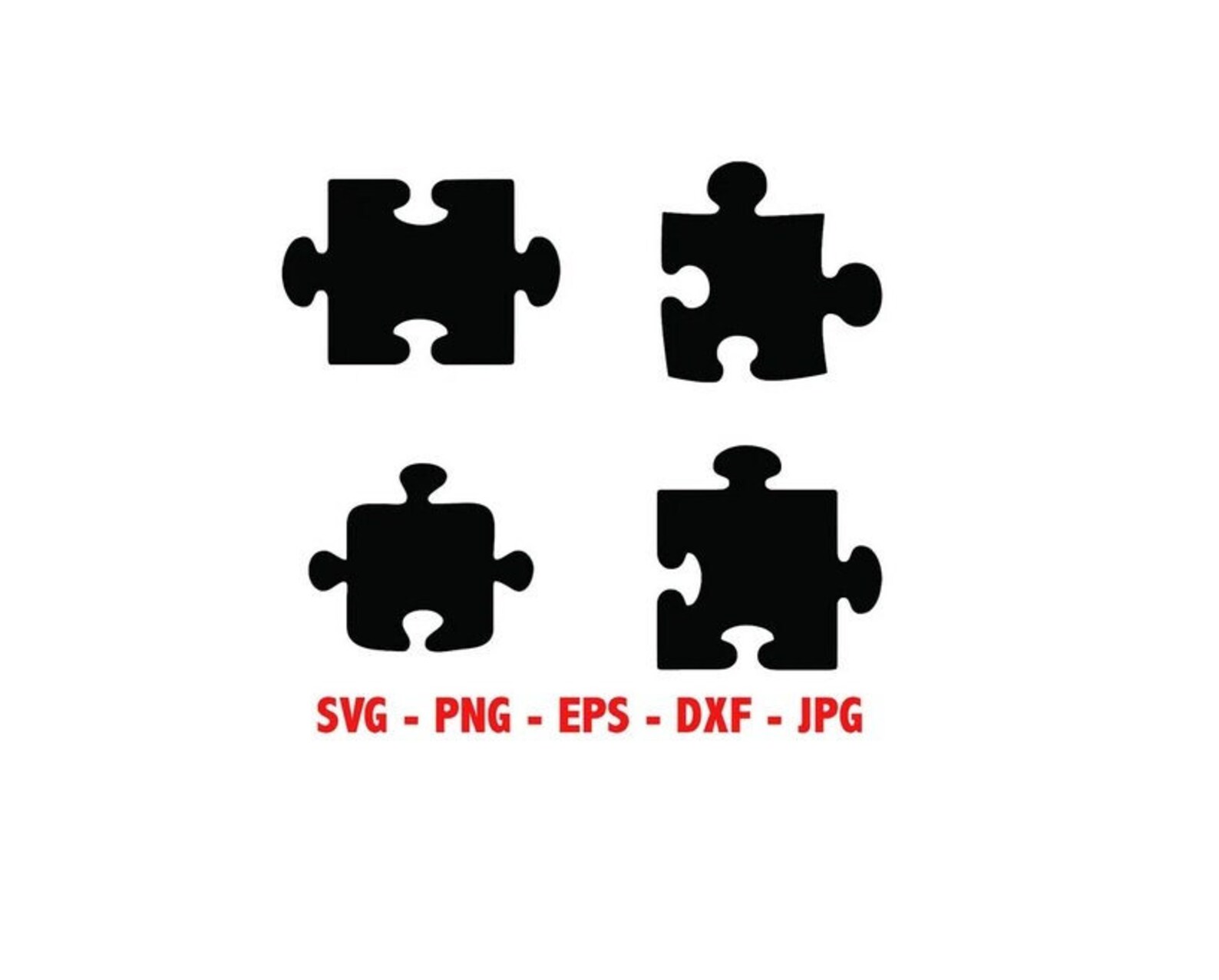 Puzzle Pieces SVG Puzzle Piece SVG Puzzle SVG Puzzle Pieces - Etsy