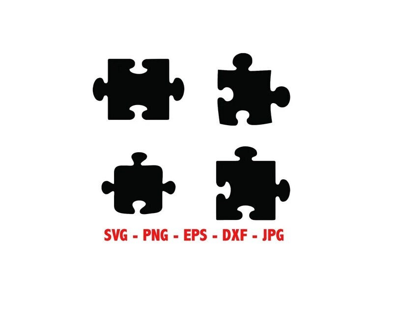 Puzzle Pieces SVG, Puzzle Piece SVG, Puzzle SVG, Puzzle Pieces Jpg ...