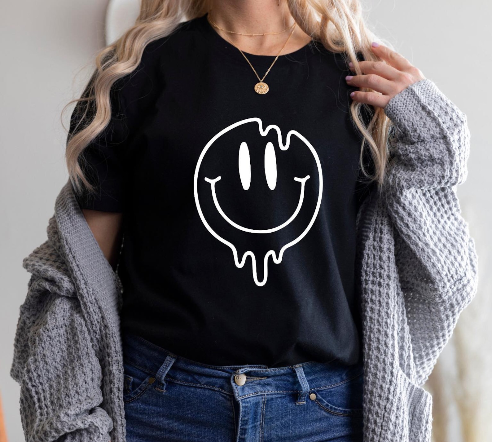 Smiley Face SVG Smiley Face Dripping SVG Smiley Face PNG - Etsy UK