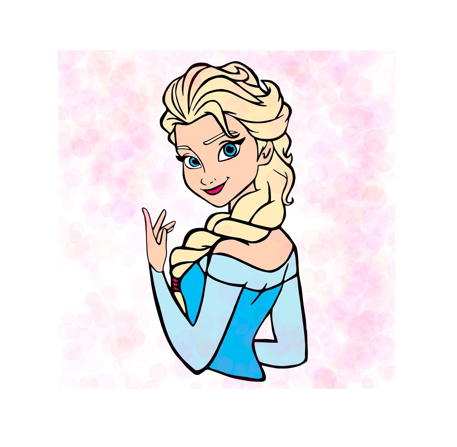 Frozen Svg, Frozen Elsa SVG, Elsa SVG, Elsa Png, Dxf, Princess SVG ...