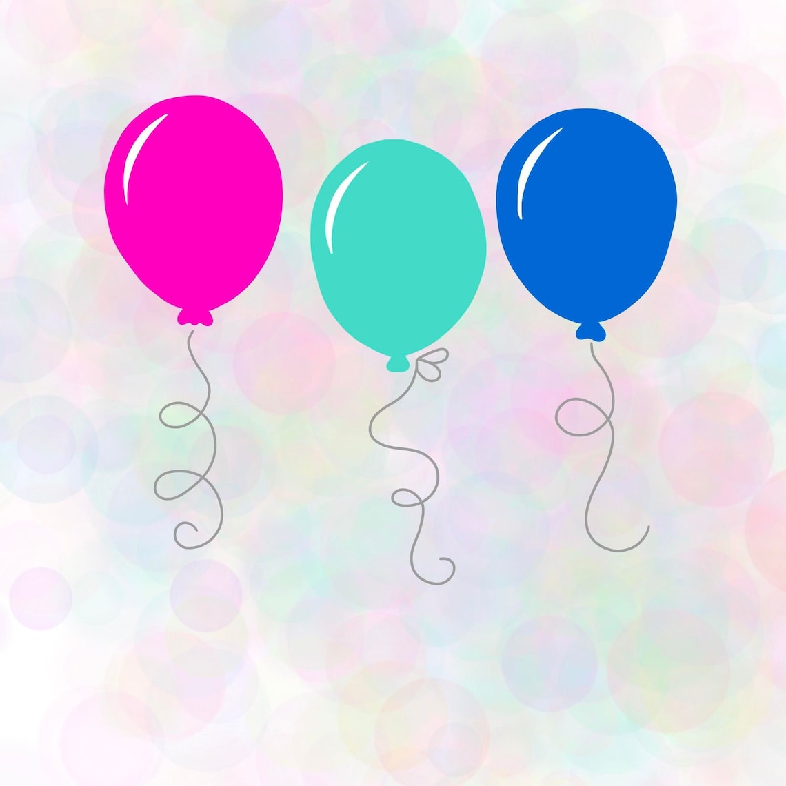 Balloons SVG Balloons PNG Party SVG Birthday Svg Birthday | Etsy