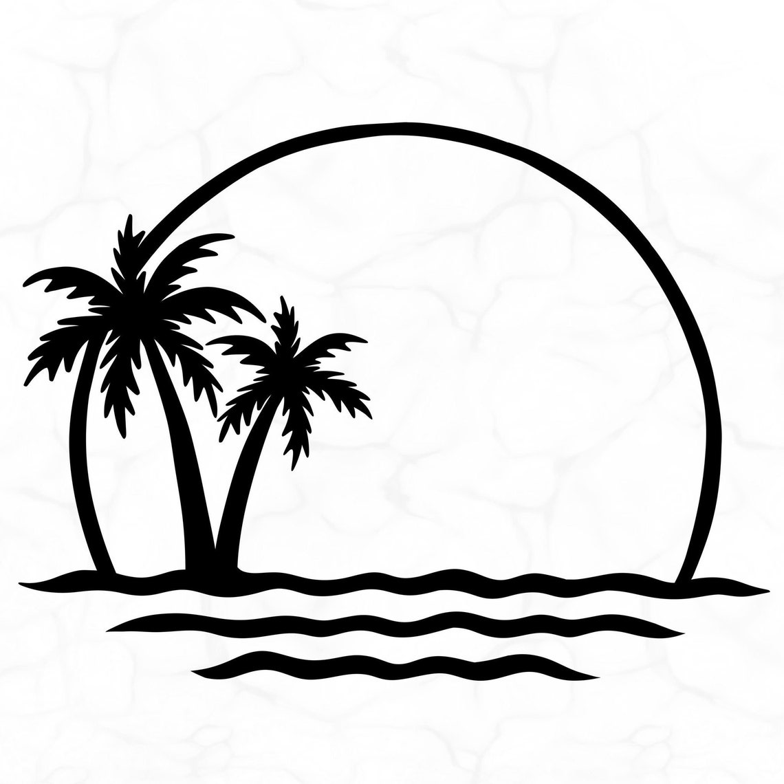 Palm Trees Svg, Beach Svg, Summer Svg, Beach Side Svg, Palm Trees Png ...