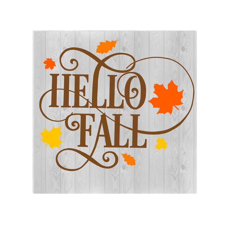 Hello Fall SVG Hello Fall Png Fall SVG Fall Png Fall - Etsy