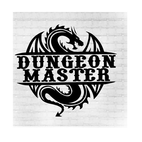 Dungeon Master SVG Dungeons and Dragons SVG Dragon Svg Dxf - Etsy