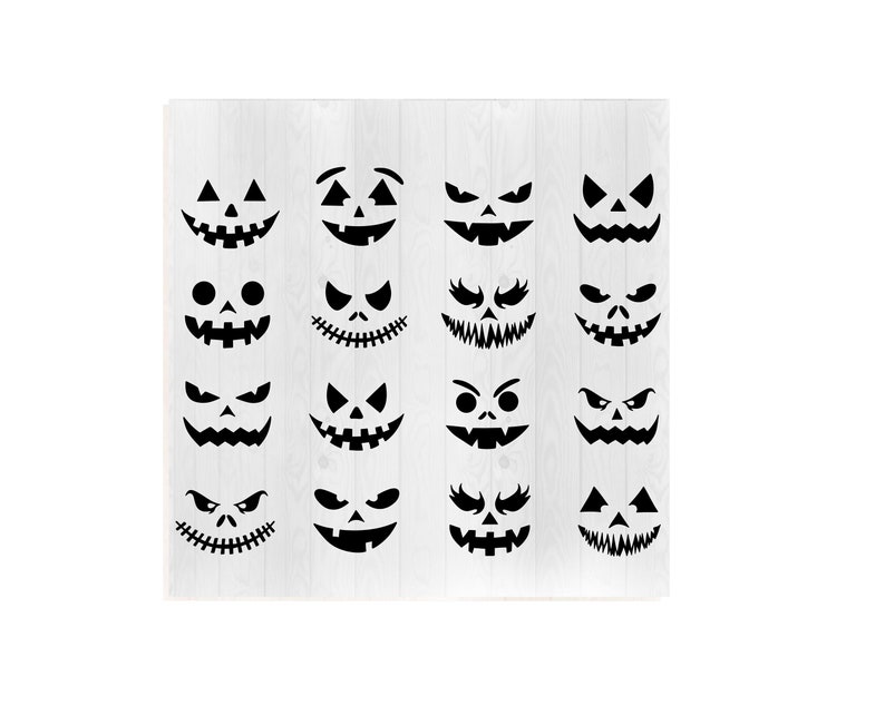 Halloween Svg Bundle Horror Faces Svg Vector Halloween - Etsy