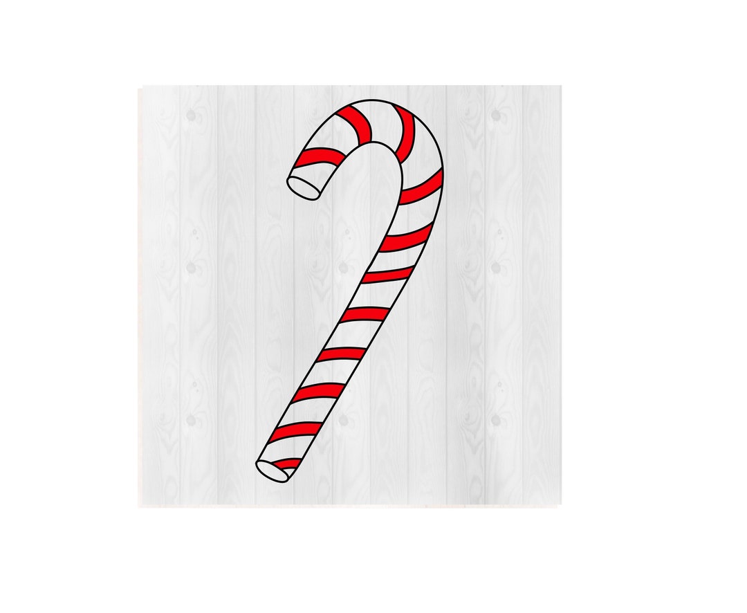 Candy Cane SVG, Christmas Svg, Candy Svg, Cricut Cut Files, Vector, Svg ...