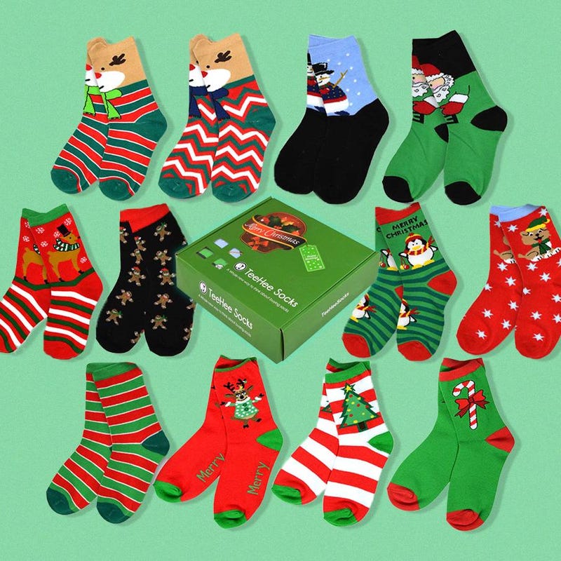 Kids Cozy Reindeer Socks - Etsy