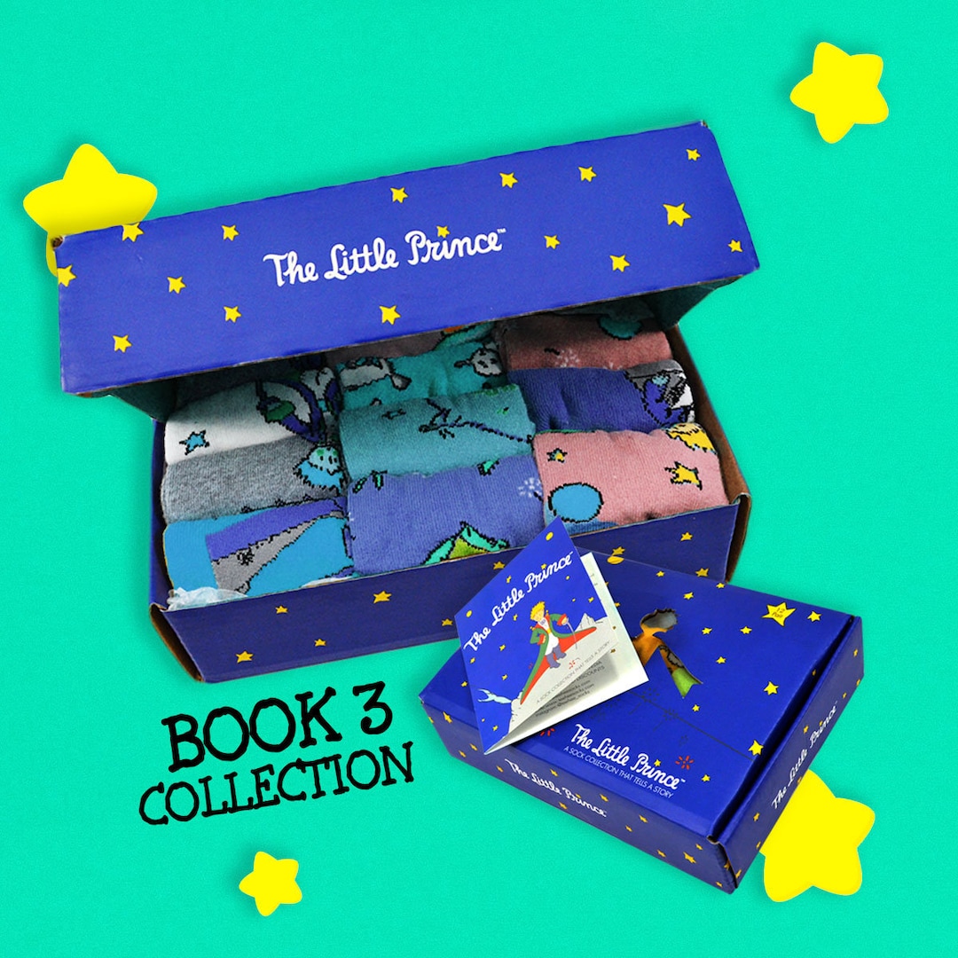 The Little Prince Socks Book 3 Gift Box, 12 Set Gift Box, the Little ...