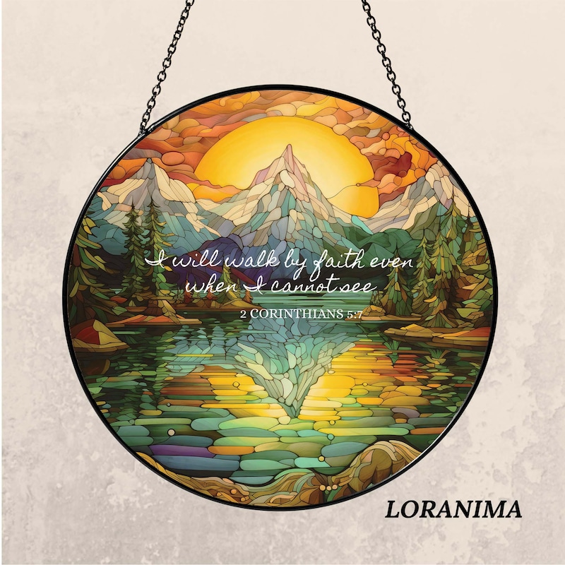 Scripture Window Glass - Etsy