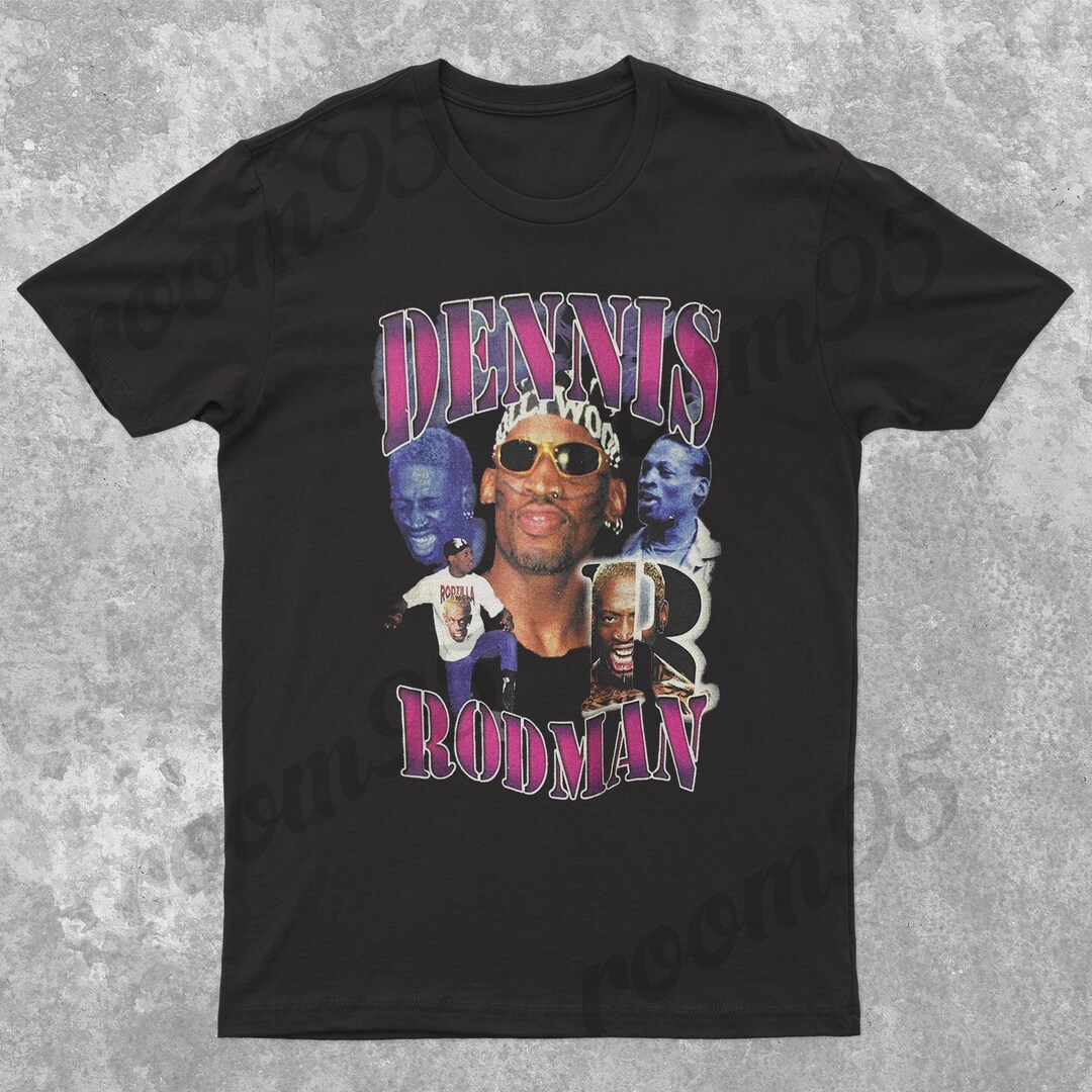 Dennis Rodman Shirt / Vintage Dennis Rodman T Shirt / Unisex T-shirt - Etsy