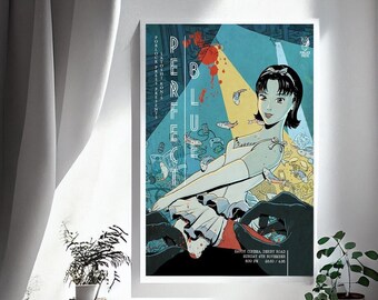 Perfect Blue Film Classic Movie Canvas Poster Unframe Multiple Choice ...